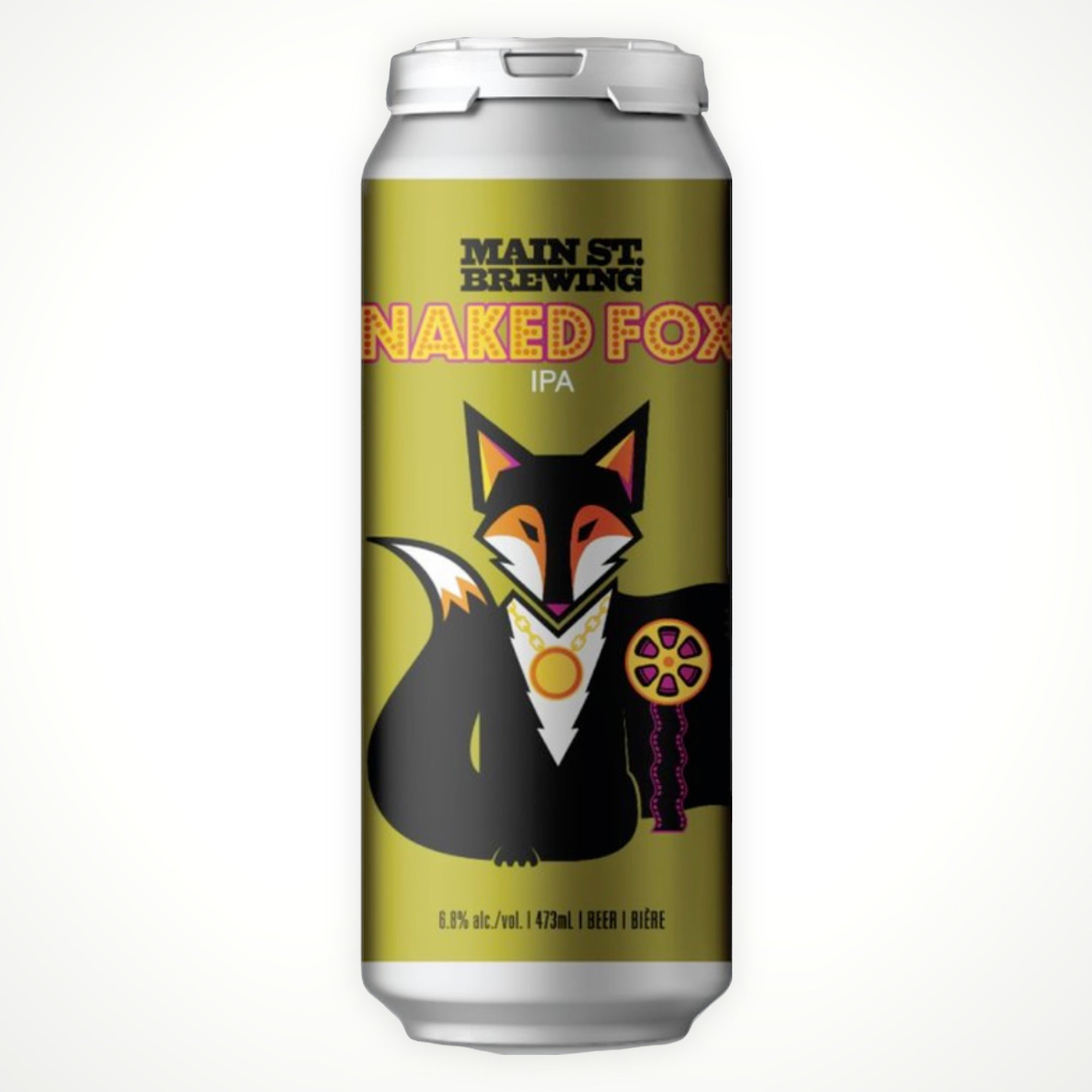 IPA NAKED FOX | 355ml Can, 6.8% ABV • 65 IBU | Tatta Chulha Restaurant