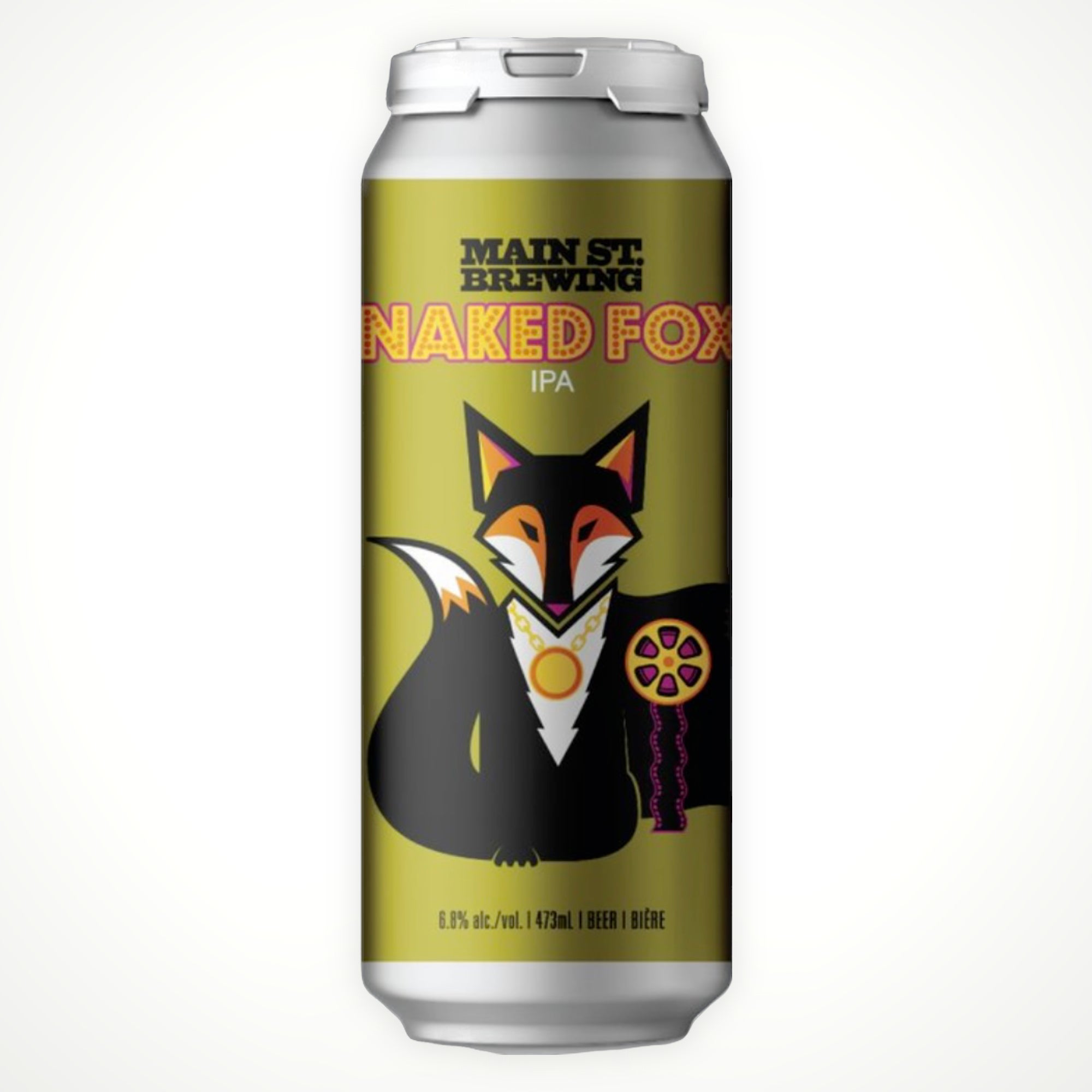 IPA NAKED FOX | 355ml Can, 6.8% ABV • 65 IBU | Tatta Chulha Restaurant